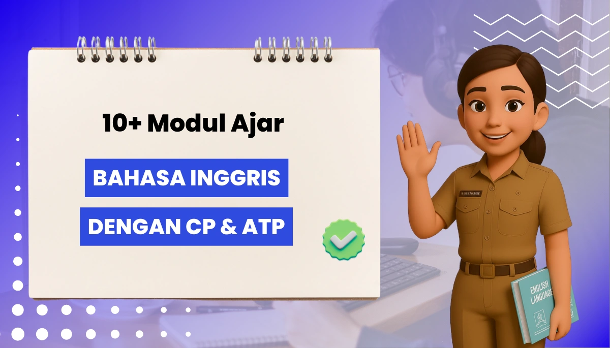 10+ Modul Ajar Bahasa Inggris Mudah Digunakan dengan CP & ATP
